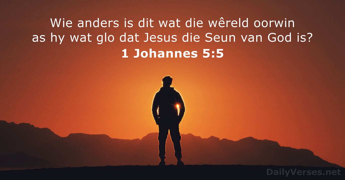 1 Johannes 5 5 Bybelvers DailyVerses 1 Johannes 5 5 Bybelvers DailyVerses