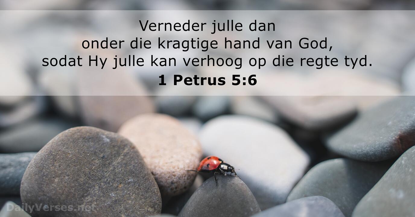 1 Petrus 5 6 Bybelvers DailyVerses