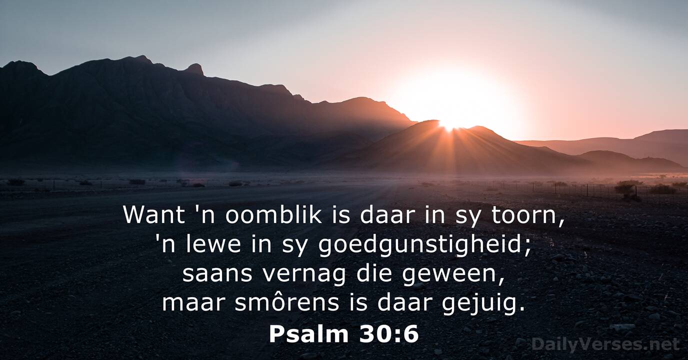 Psalm 30 6 Bybelvers DailyVerses