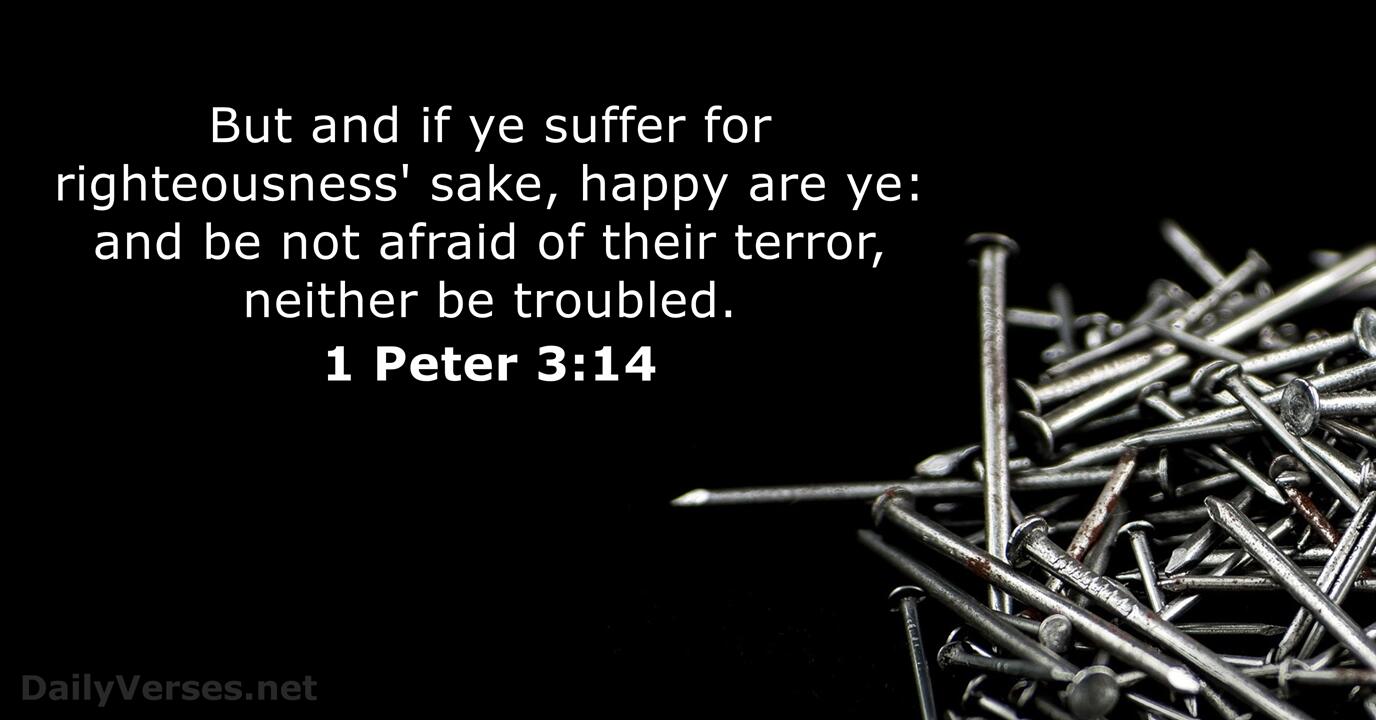 1 Peter 3 14 Bible Verse KJV DailyVerses