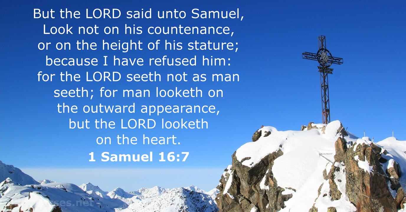 1 Samuel 16 7 Bible Verse KJV DailyVerses