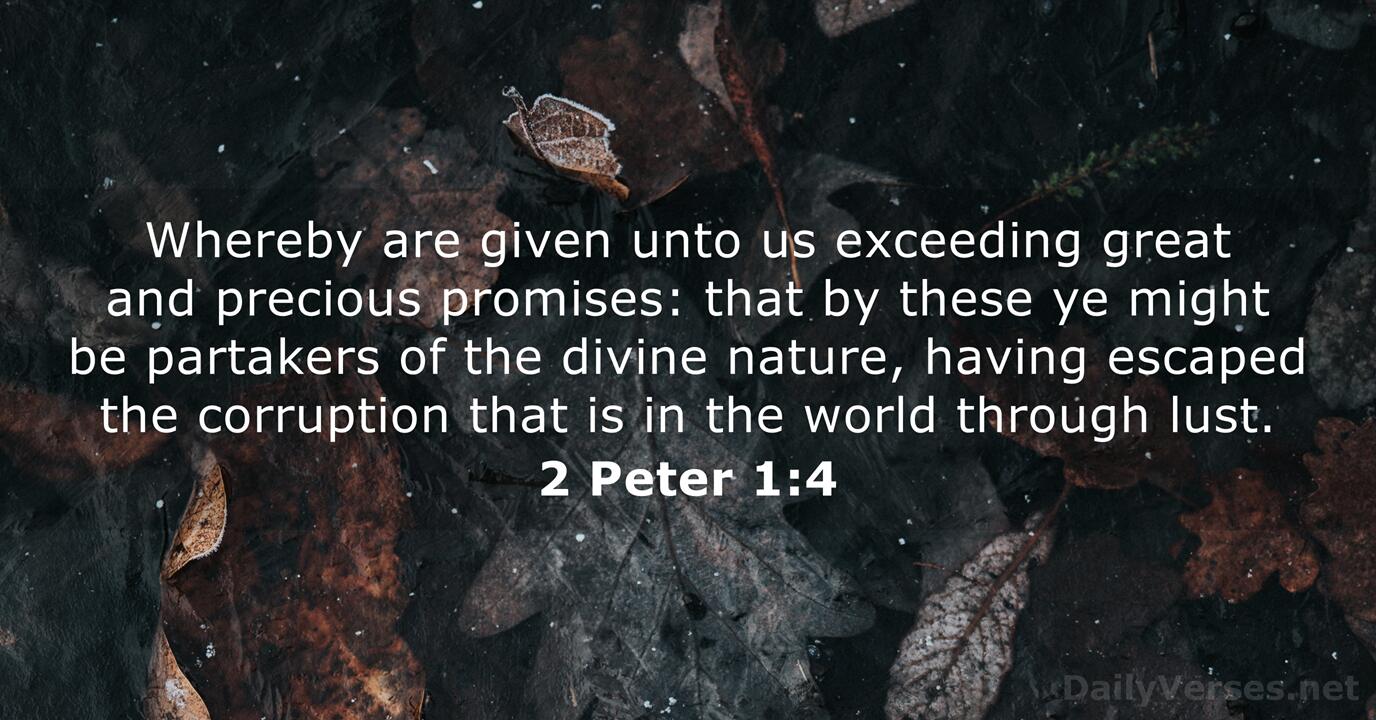 July 7 2023 Bible Verse Of The Day KJV 2 Peter 1 4 DailyVerses