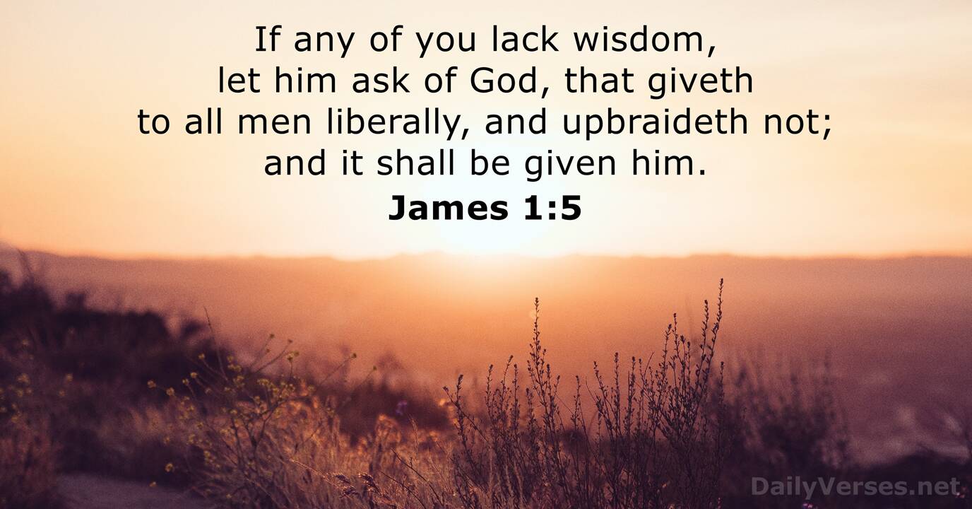 November 26 2022 Bible Verse Of The Day KJV James 1 5