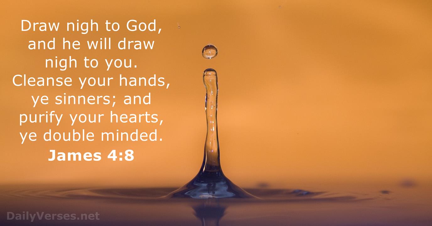 James 4 8 Bible Verse KJV DailyVerses