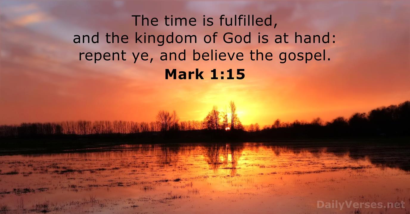 Mark 1 KJV DailyVerses Mark 1 KJV DailyVerses