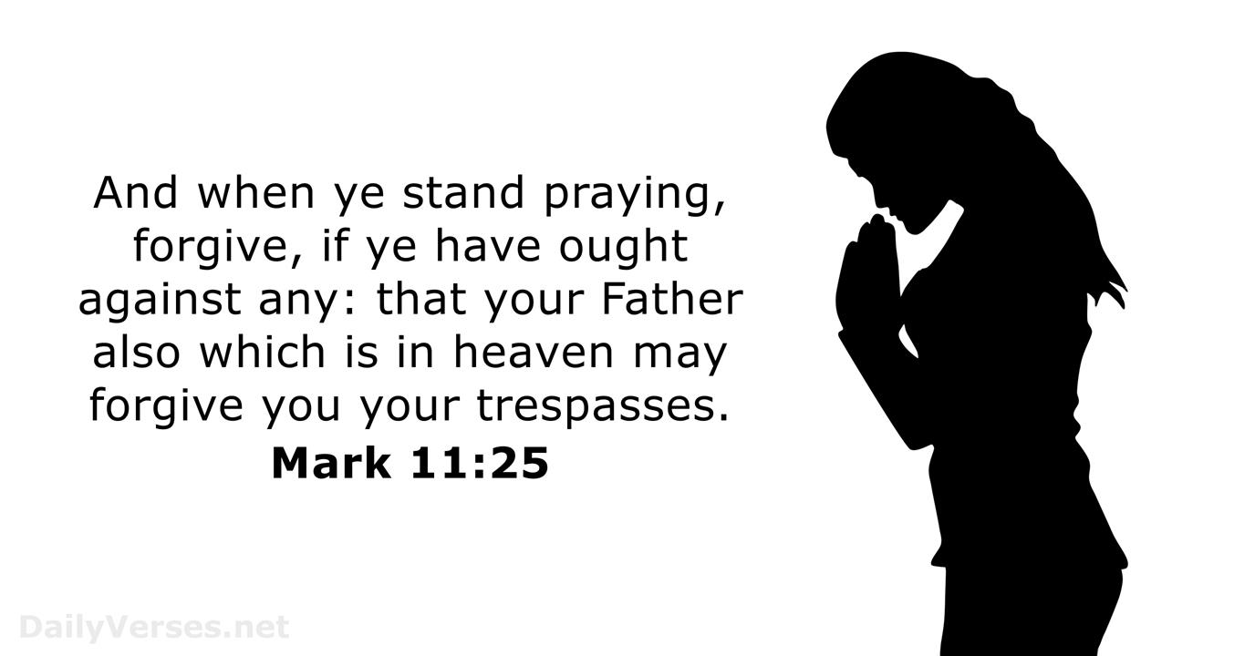 Mark 11 25 Bible Verse KJV DailyVerses