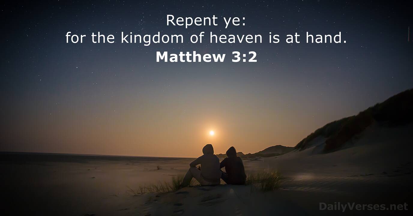 Matthew 3 2 Bible Verse KJV DailyVerses