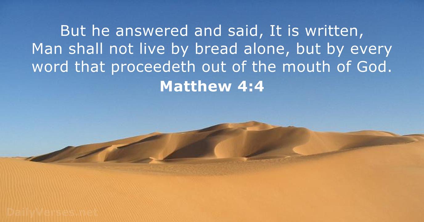 February 18 2015 KJV Bible Verse Of The Day Matthew 4 4 February 18 2015 KJV Bible Verse Of The Day Matthew 4 4