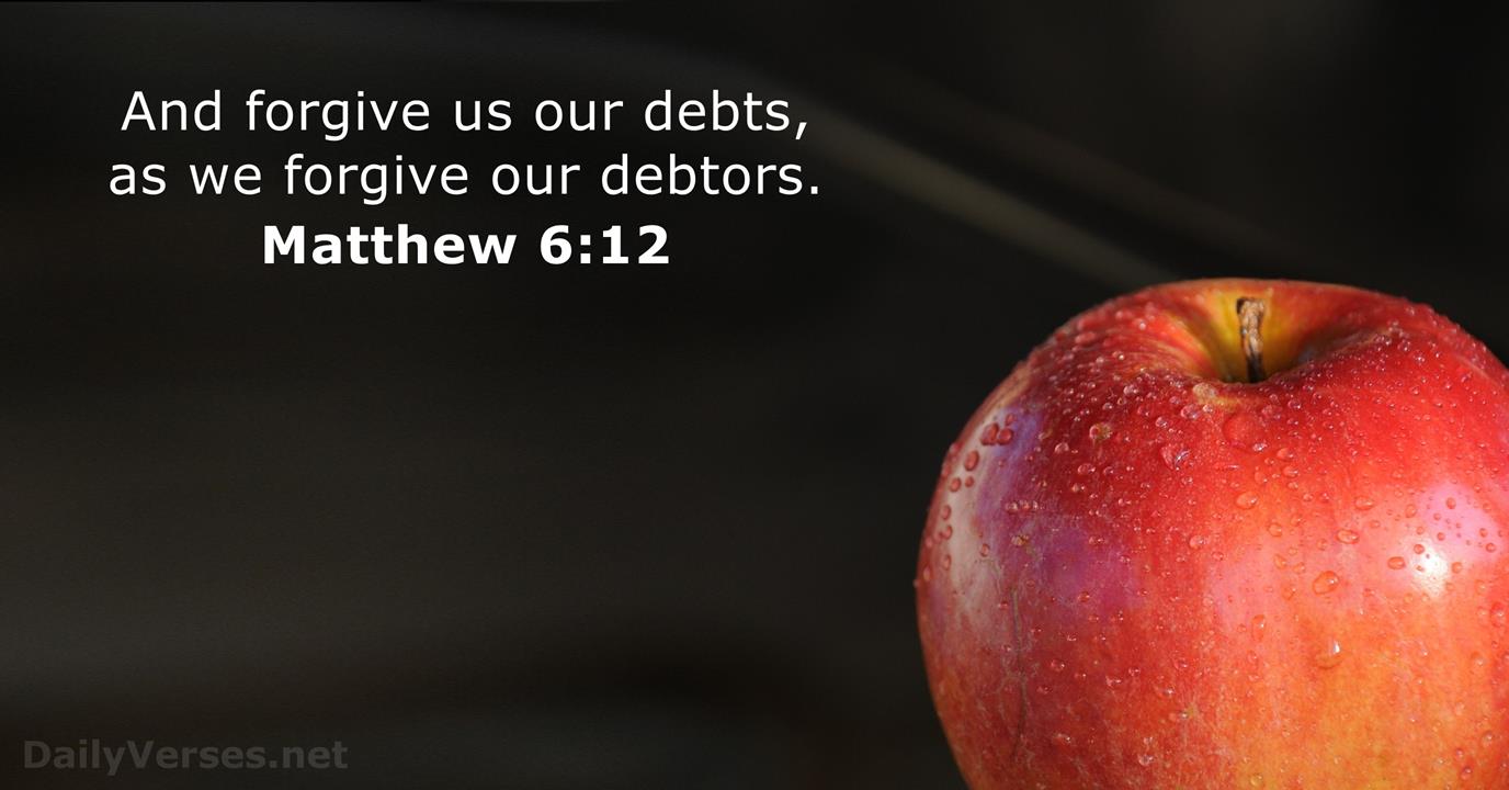 Matthew 6 12 Bible Verse KJV DailyVerses