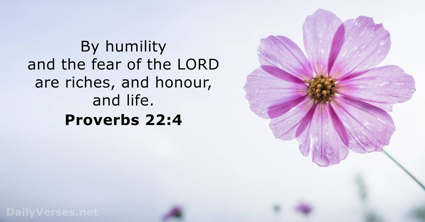 Proverbs 22 4 Bible Verse KJV DailyVerses Proverbs 22 4 Bible Verse KJV DailyVerses