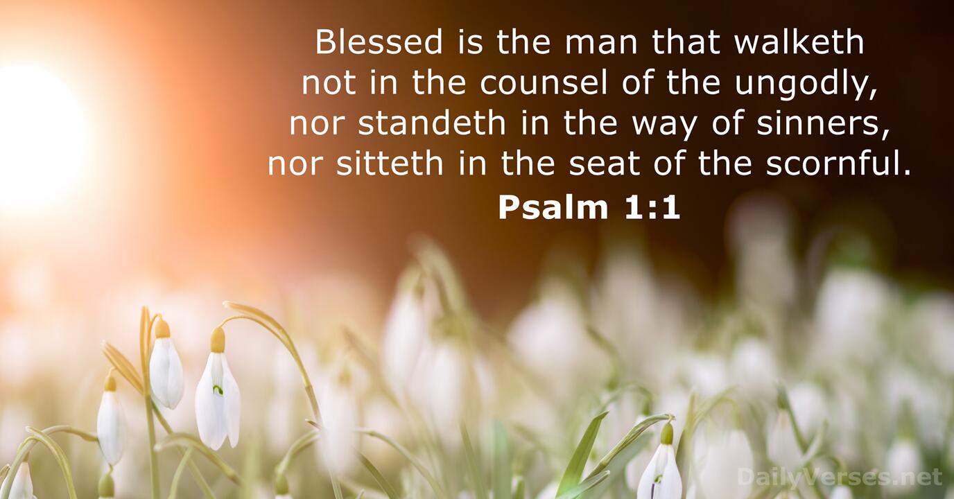 Psalm 1 KJV NASB DailyVerses Psalm 1 KJV NASB DailyVerses