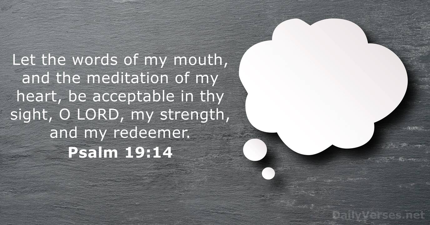 Psalm 19 14 Bible Verse KJV DailyVerses