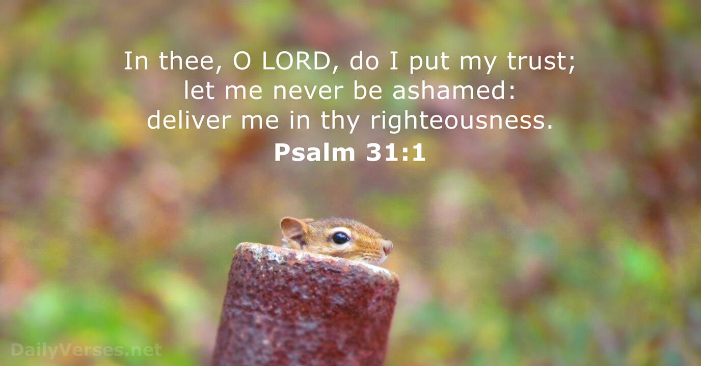 Psalm 31 KJV DailyVerses
