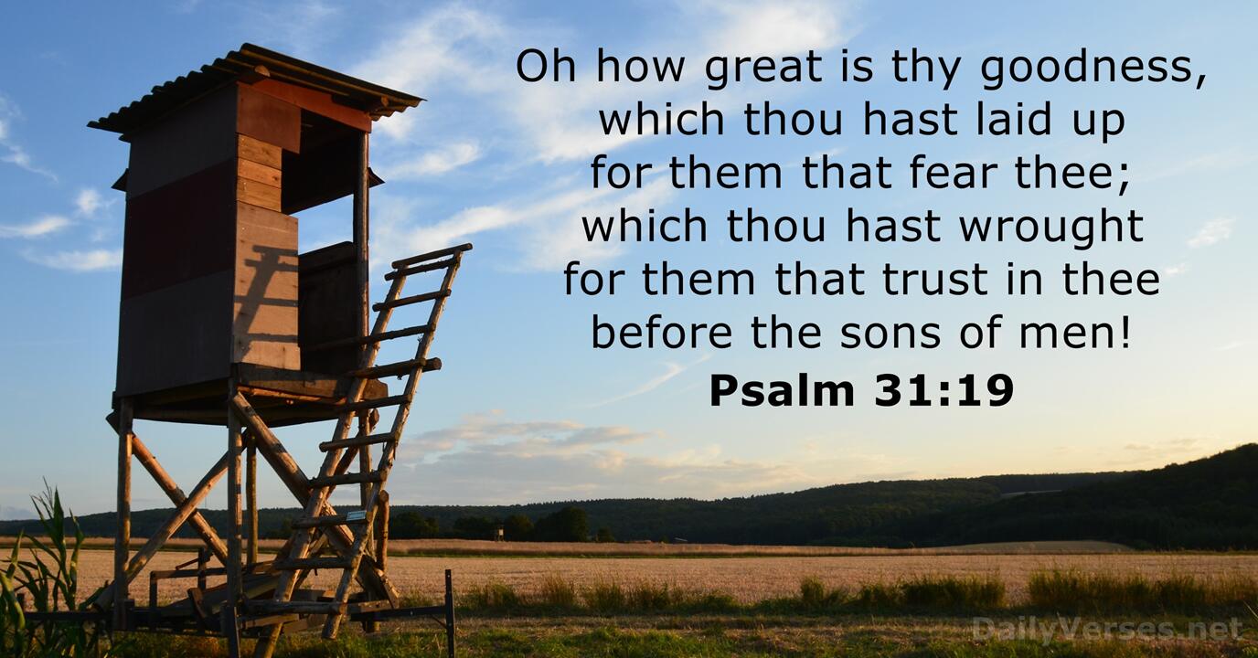Psalm 31 19 Bible Verse KJV DailyVerses Psalm 31 19 Bible Verse KJV DailyVerses