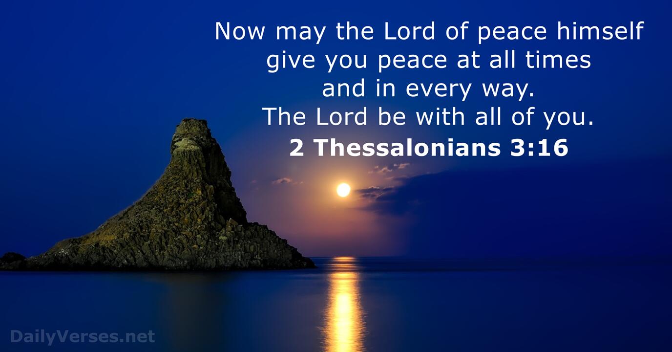 2 Thessalonians 3 16 Bible Verse DailyVerses