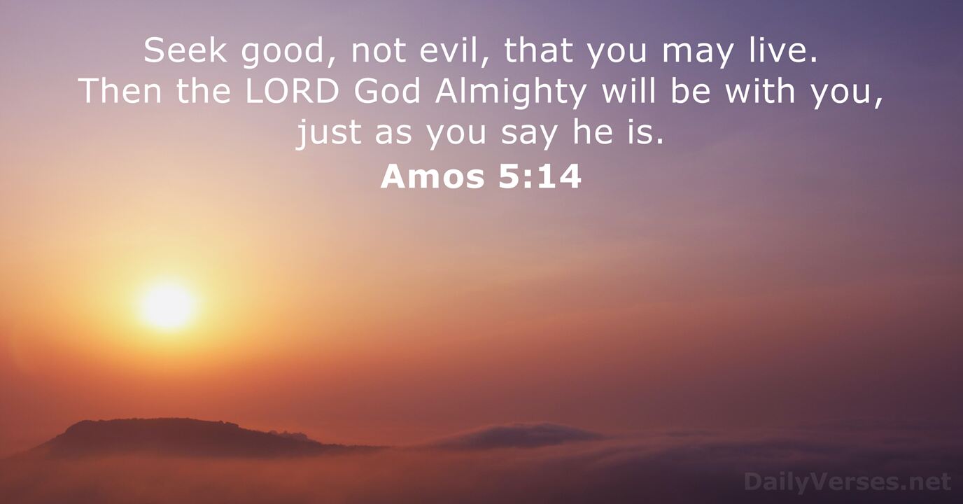 July 13 2023 Bible Verse Of The Day Amos 5 14 DailyVerses