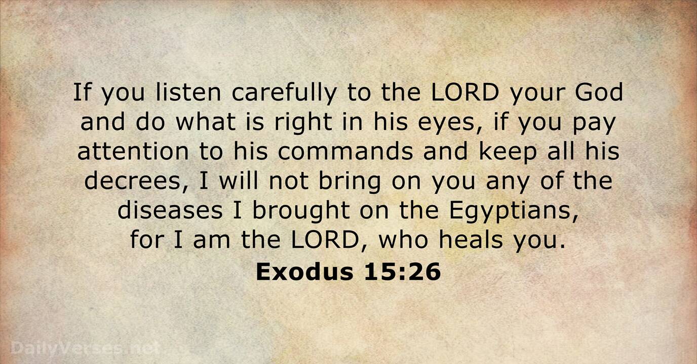 Exodus 15 26 Bible Verse DailyVerses Exodus 15 26 Bible Verse DailyVerses