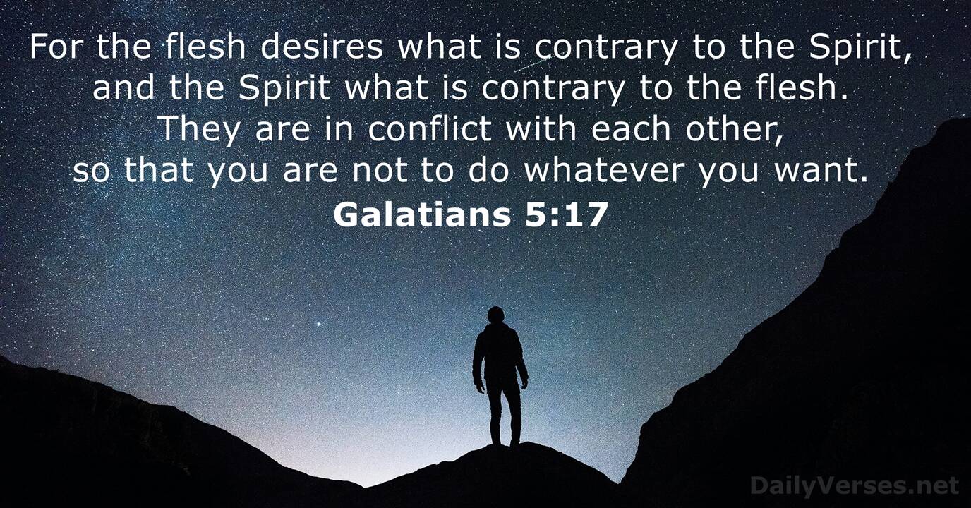 Galatians 5 17 Bible Verse DailyVerses