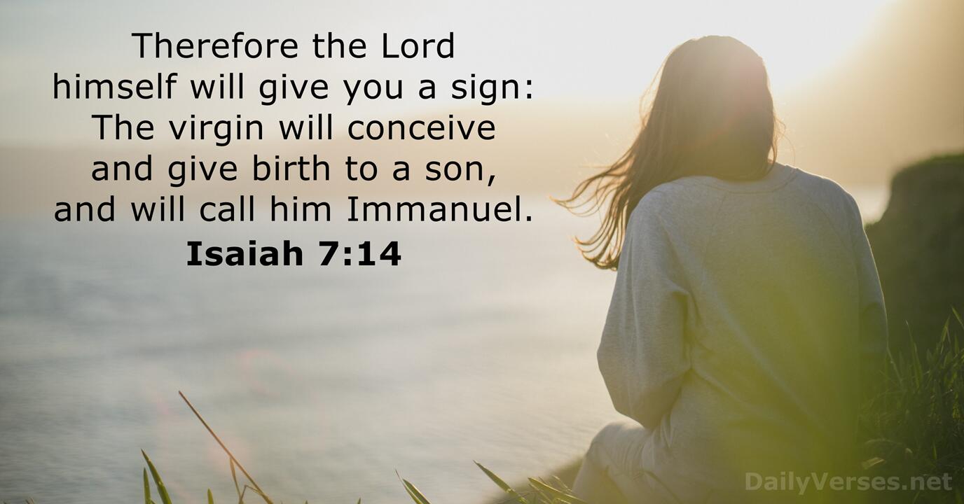 Isaiah 7 14 Bible Verse DailyVerses Isaiah 7 14 Bible Verse DailyVerses