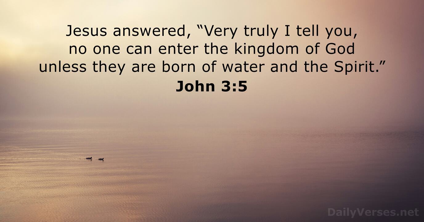 John 3 5 Bible Verse DailyVerses John 3 5 Bible Verse DailyVerses
