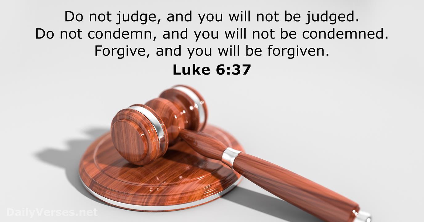 Luke 6 37 Bible Verse DailyVerses