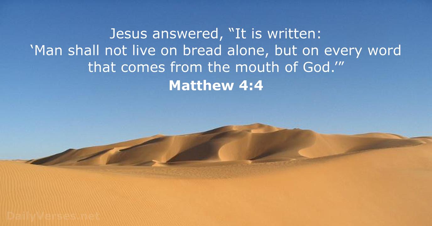 February 18 2015 Bible Verse Of The Day Matthew 4 4 DailyVerses February 18 2015 Bible Verse Of The Day Matthew 4 4 DailyVerses