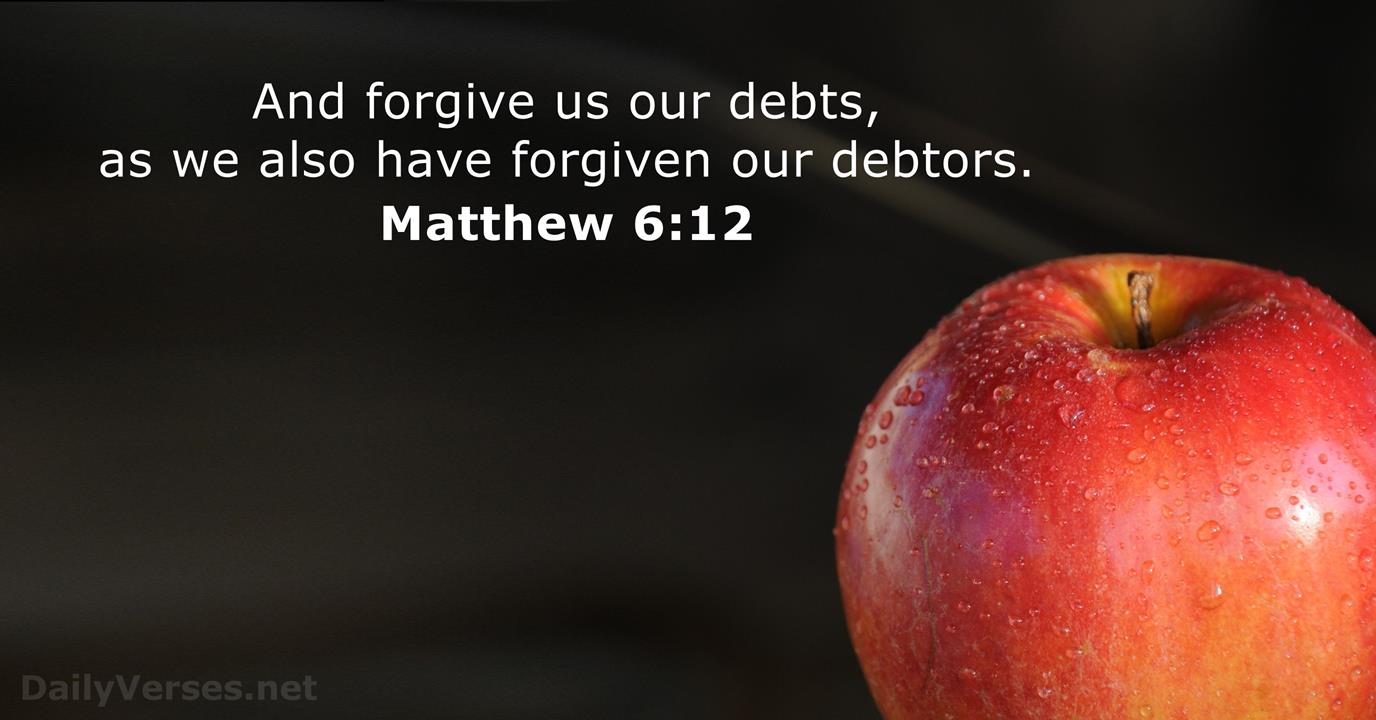 Matthew 6 12 Bible Verse DailyVerses Matthew 6 12 Bible Verse DailyVerses