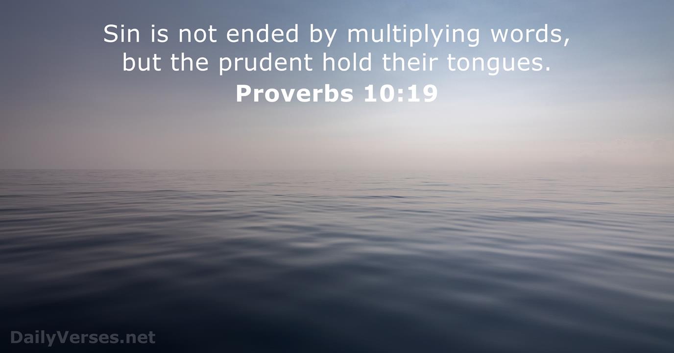 Proverbs 10 19 Bible Verse DailyVerses Proverbs 10 19 Bible Verse DailyVerses