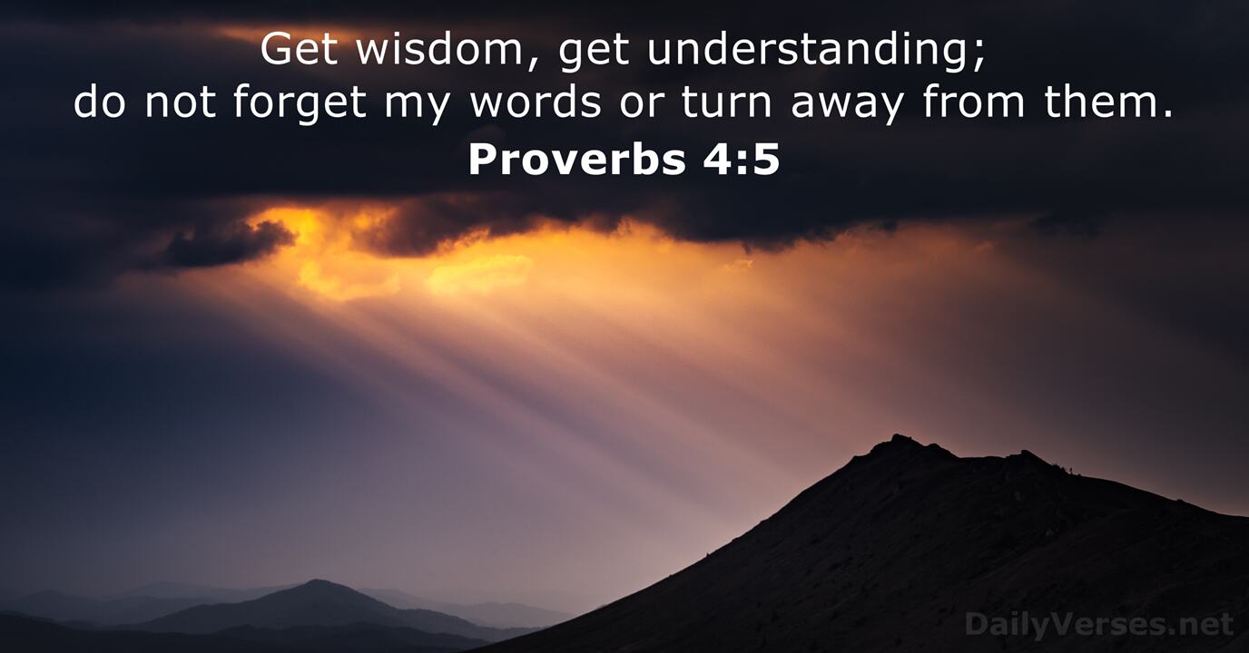 November 29 2023 Bible Verse Of The Day Proverbs 4 5 DailyVerses