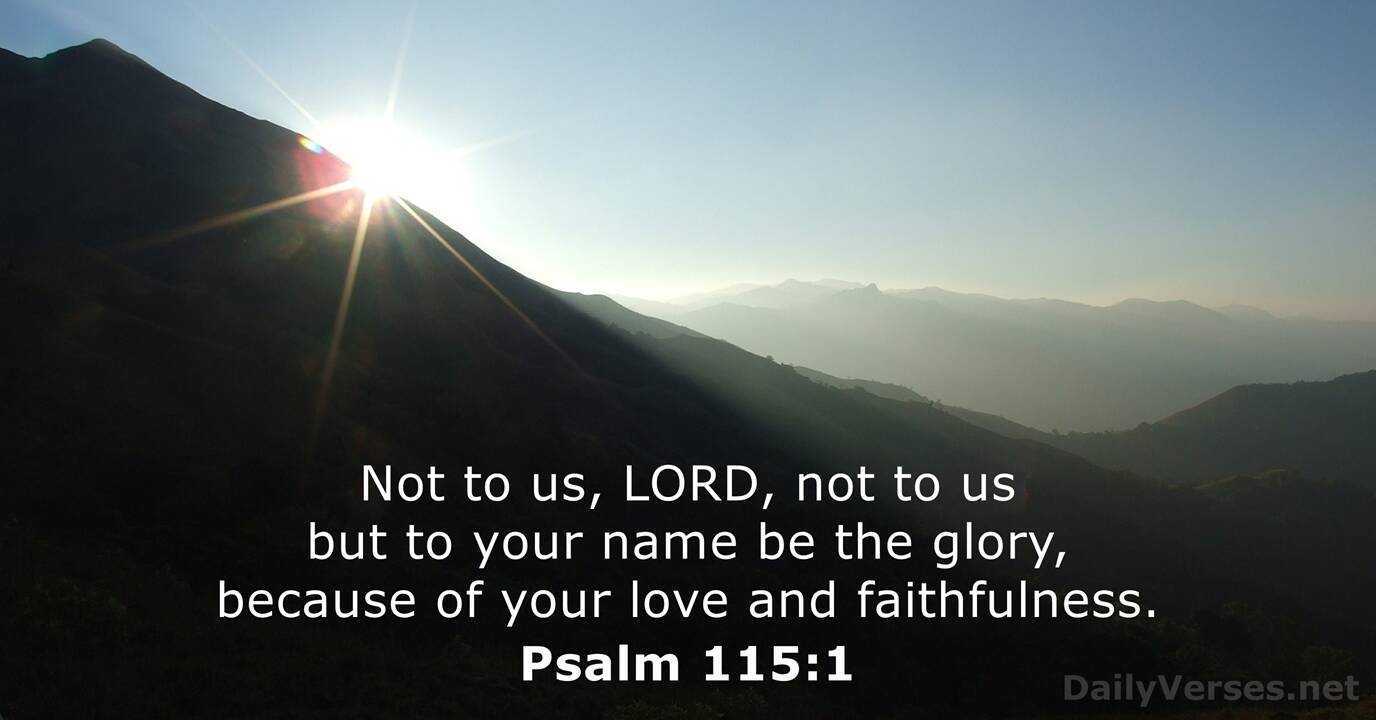 Psalm 115 1 Bible Verse DailyVerses