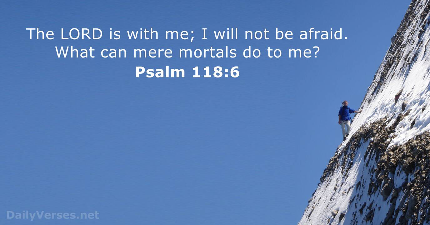 Psalm 118 6 Bible Verse DailyVerses