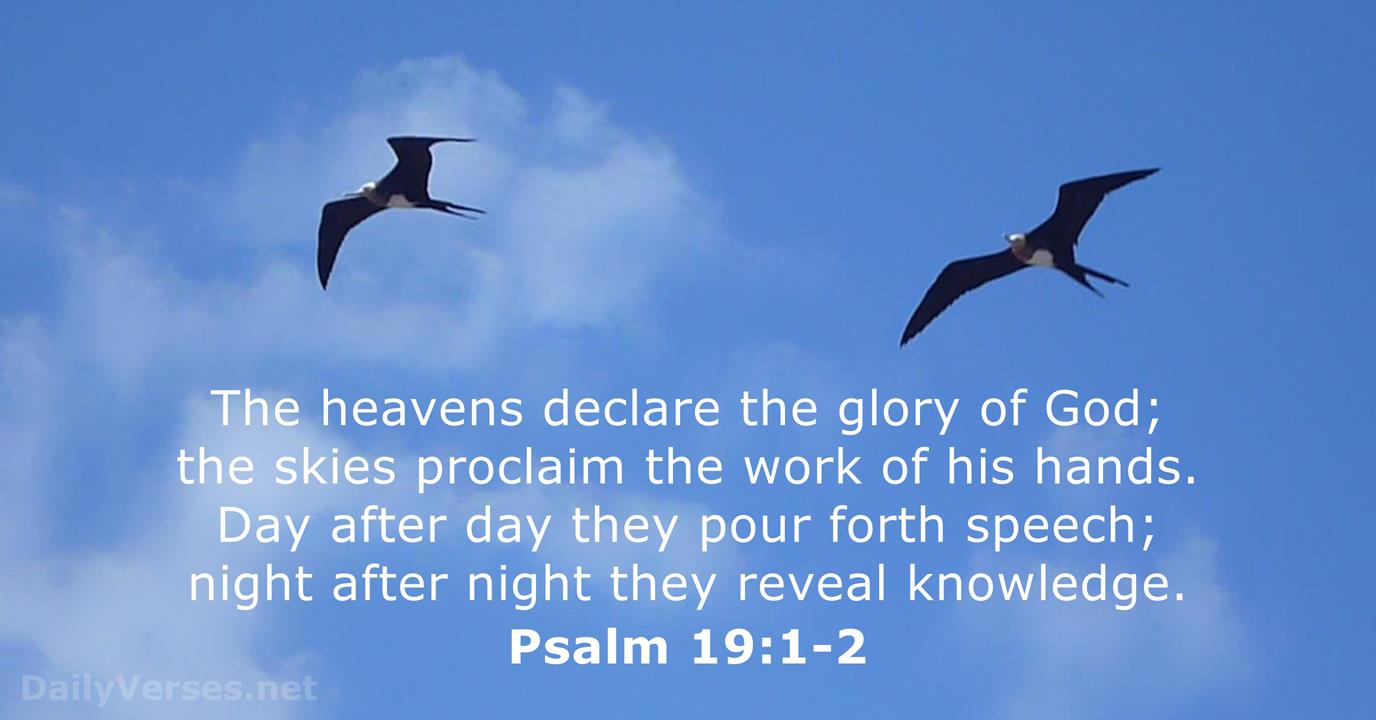 Psalm 19 1 2 Bible Verse DailyVerses