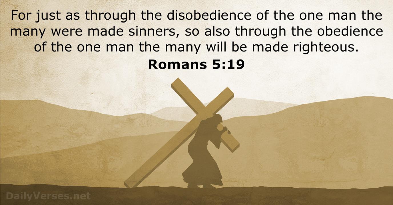 Romans 5 19 Bible Verse DailyVerses Romans 5 19 Bible Verse DailyVerses