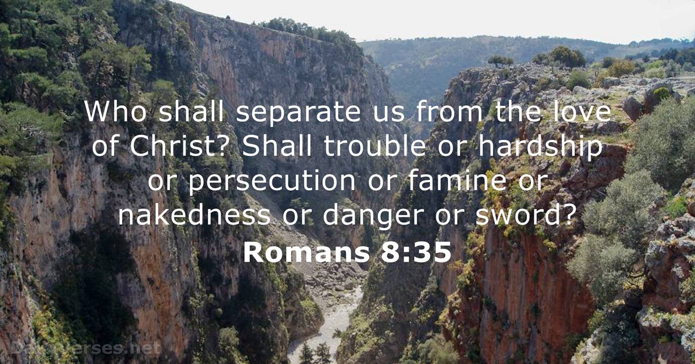 November 27 2014 Bible Verse Of The Day Romans 8 35 DailyVerses