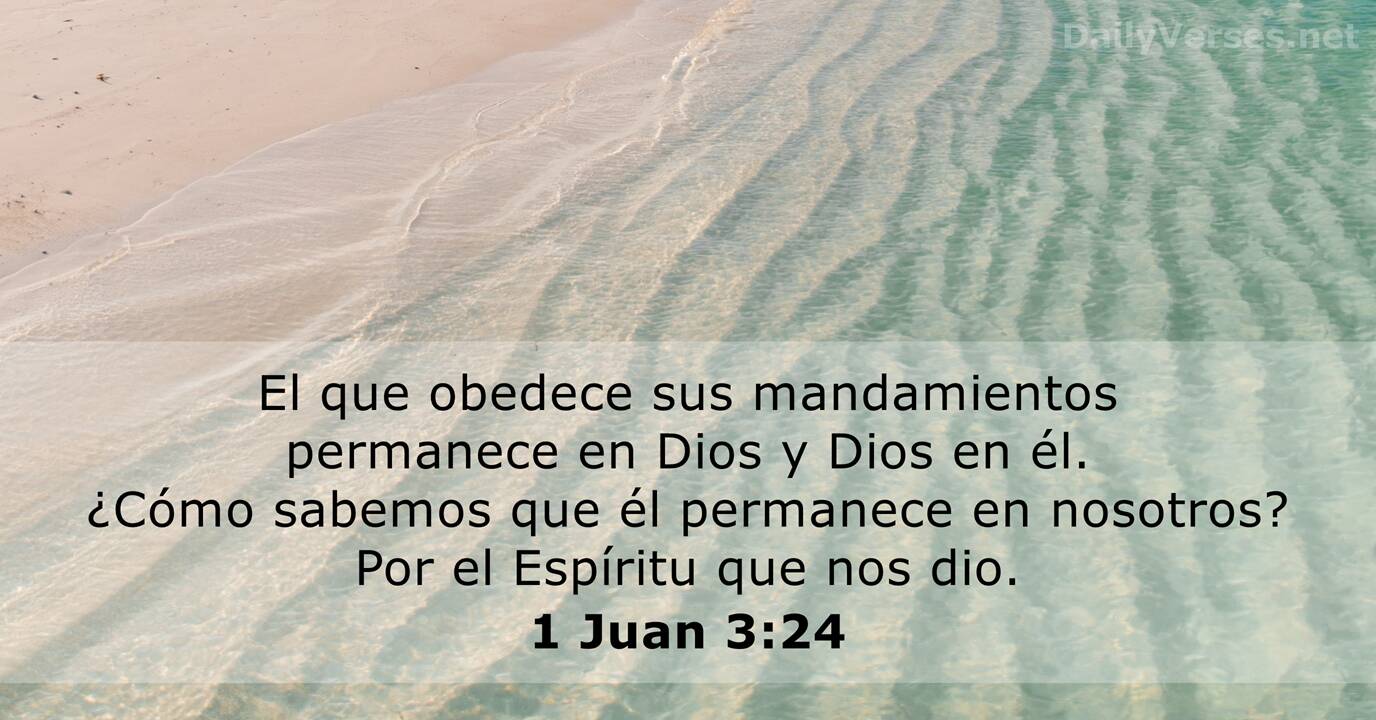 1 Juan 3 24 Vers culo De La Biblia DailyVerses