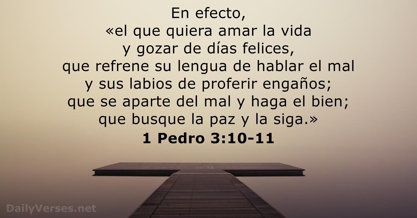 1 Pedro 3 10 11 Vers culo De La Biblia DailyVerses 1 Pedro 3 10 11 Vers culo De La Biblia DailyVerses