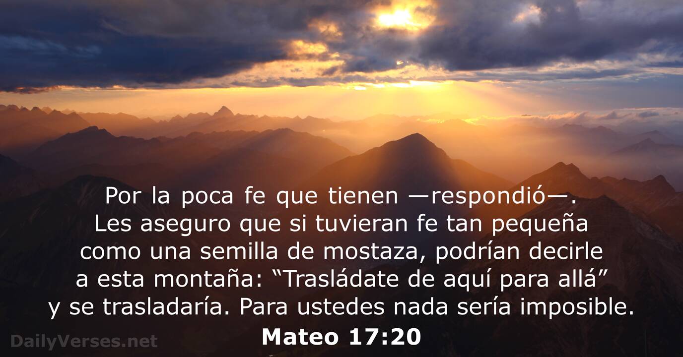 Mateo 17 20 Vers culo De La Biblia DailyVerses Mateo 17 20 Vers culo De La Biblia DailyVerses
