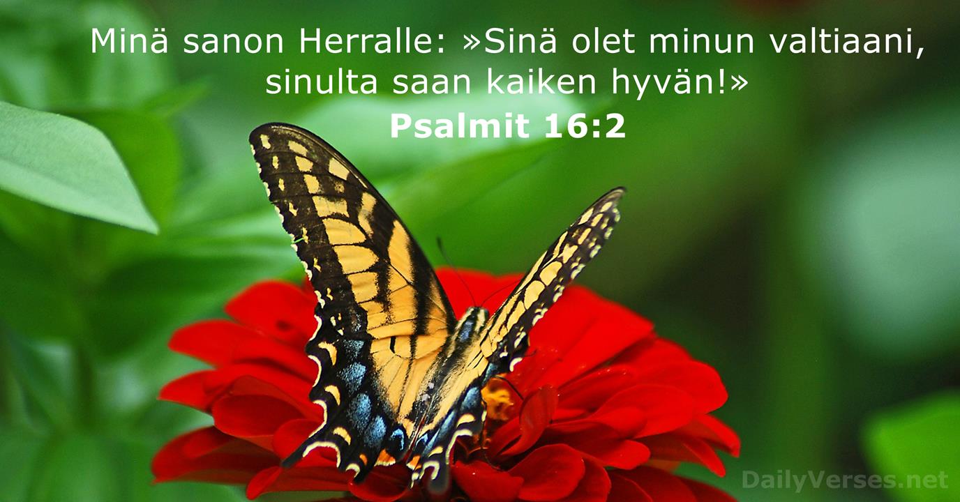 Psalmi 16 2 Raamatun Jae DailyVerses