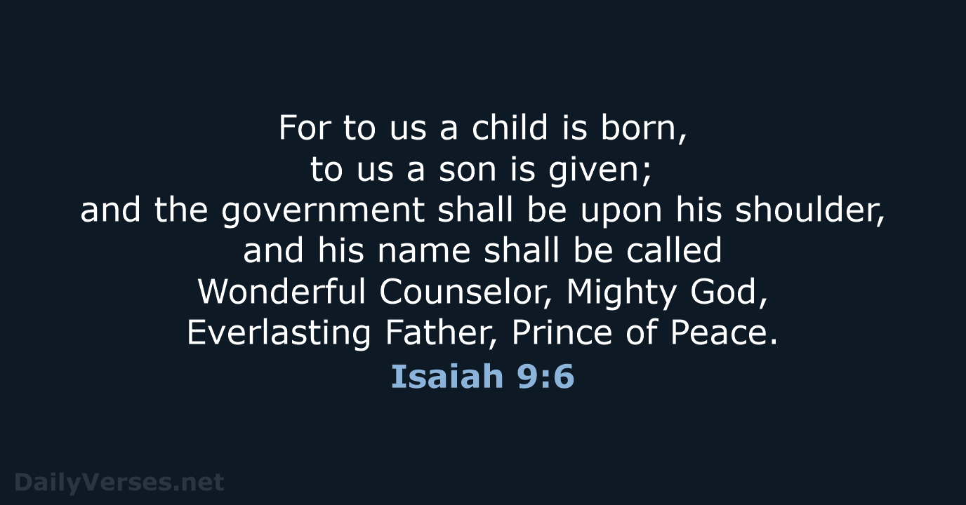 Isaiah 9 ESV DailyVerses Isaiah 9 ESV DailyVerses