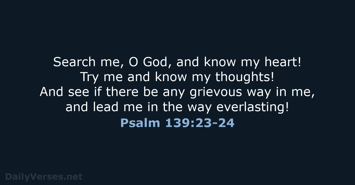 Psalm 139 Esv MyrrenMousa