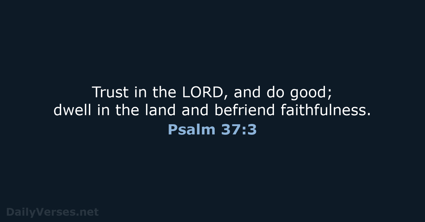 Psalm 37 ESV DailyVerses