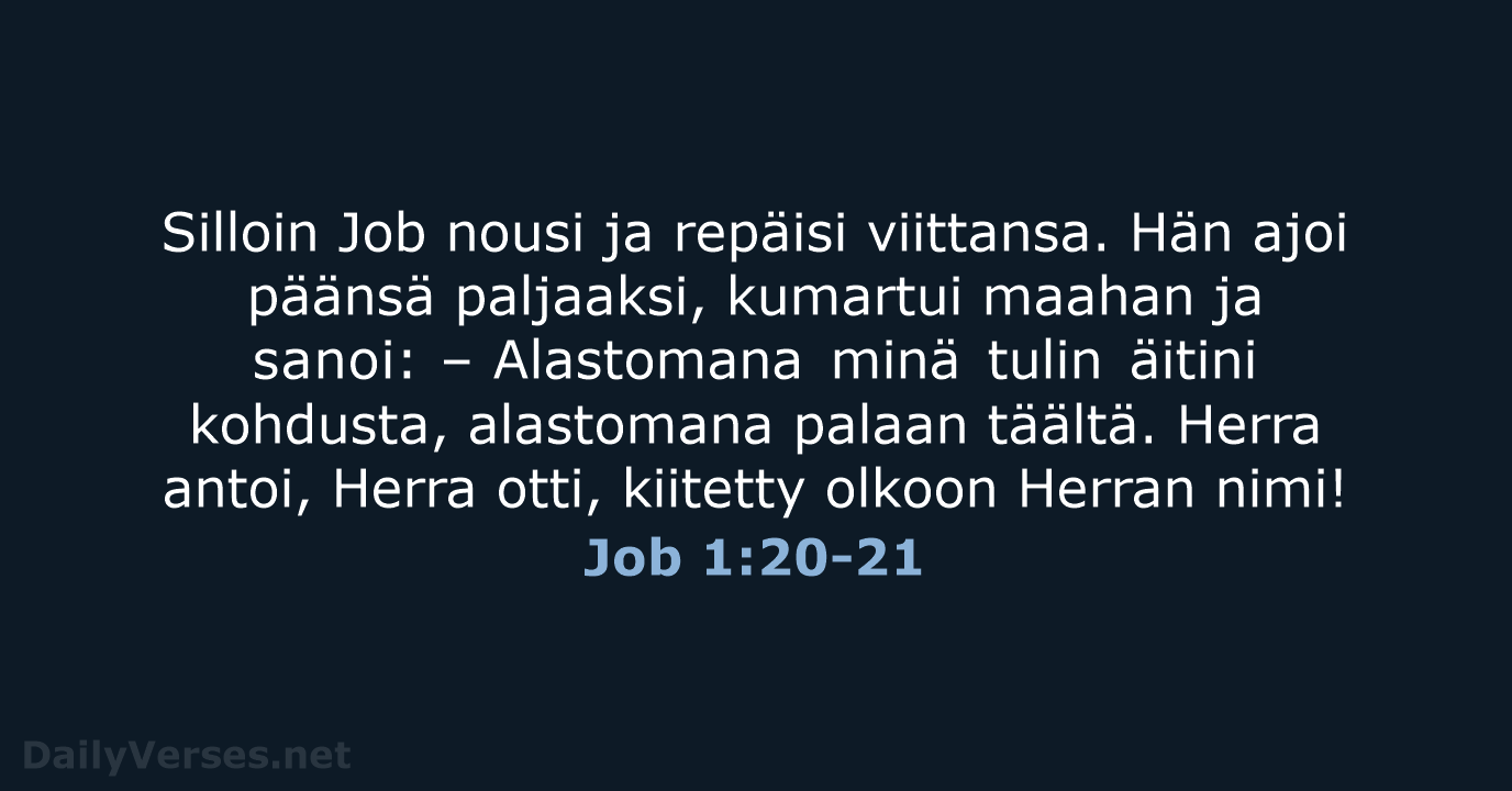Job 1 20 21 Raamatun Jae DailyVerses Job 1 20 21 Raamatun Jae DailyVerses