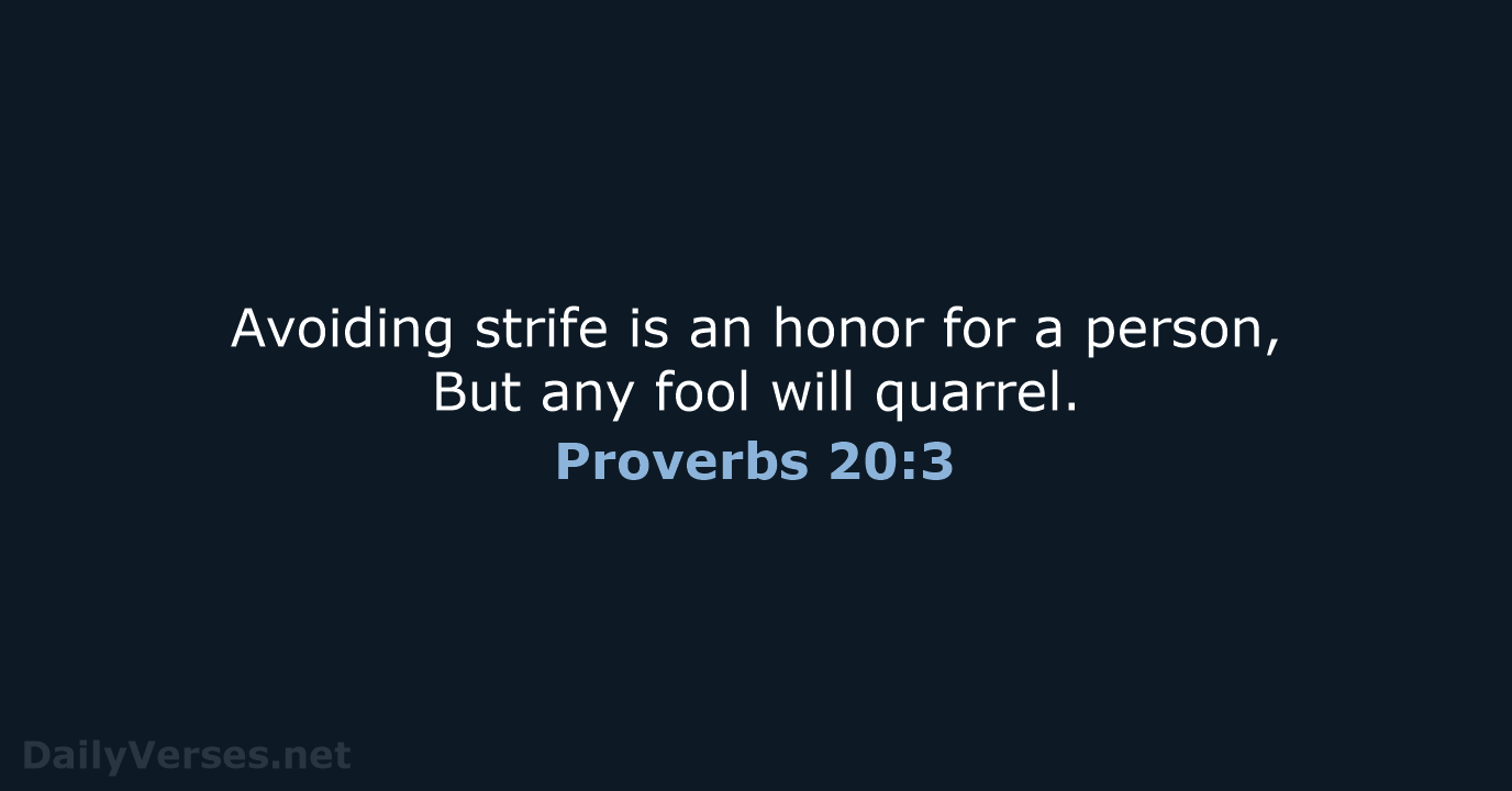 Proverbs 20 NASB DailyVerses Proverbs 20 NASB DailyVerses