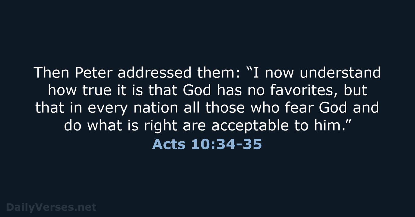 Acts 10 NCB DailyVerses Acts 10 NCB DailyVerses