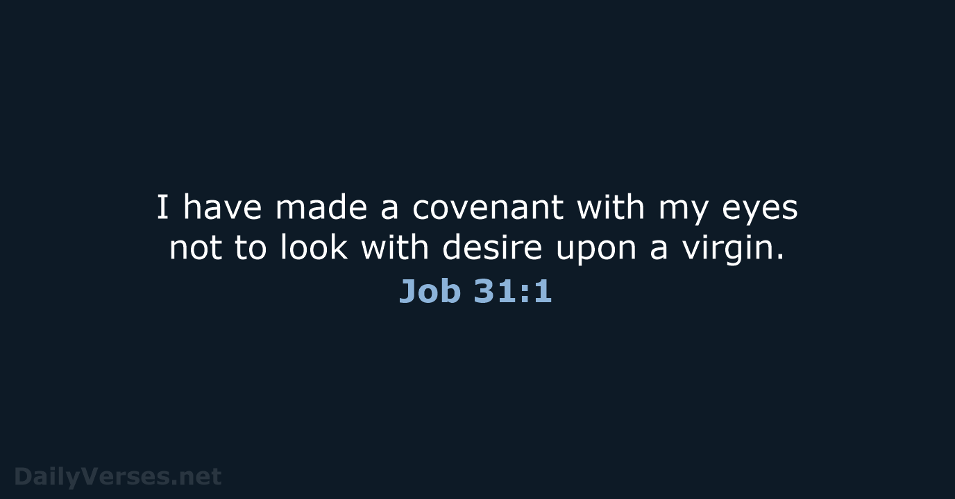 Job 31 NCB WEB DailyVerses Job 31 NCB WEB DailyVerses