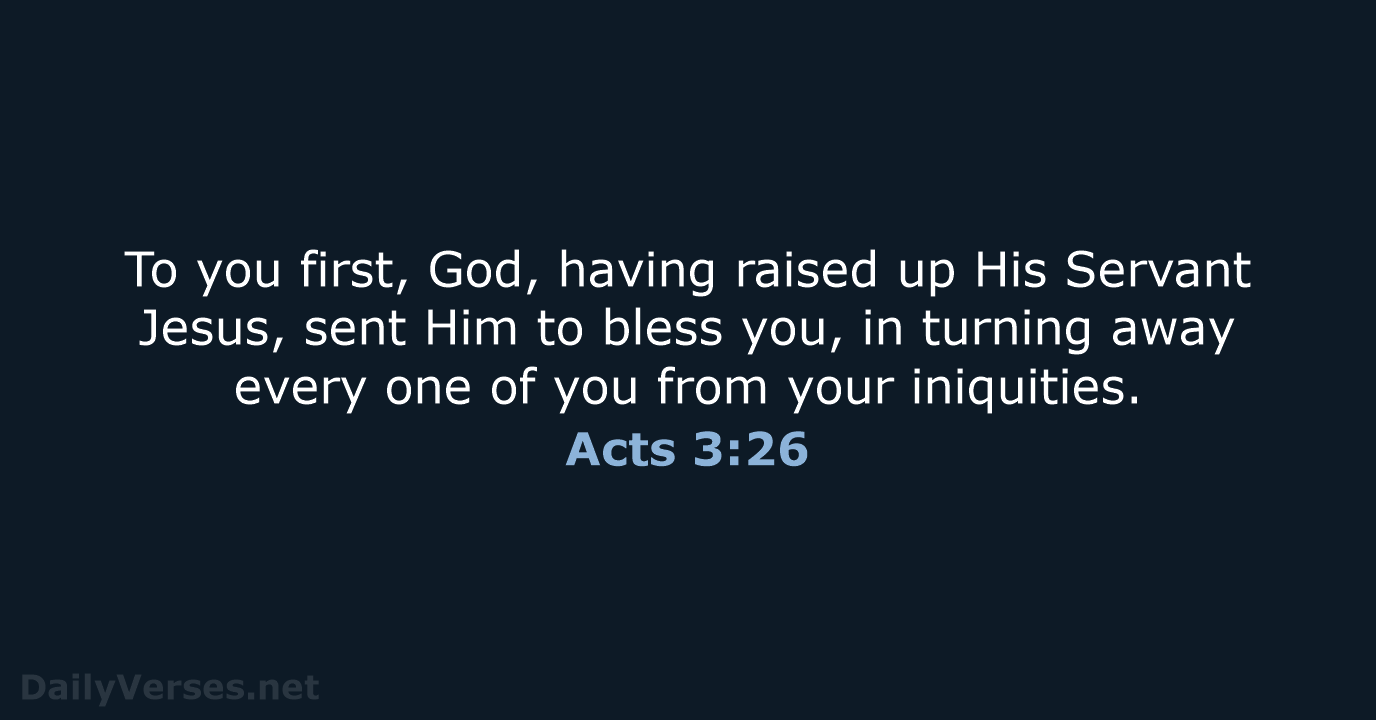 Acts 3 26 Bible Verse NKJV DailyVerses Acts 3 26 Bible Verse NKJV DailyVerses