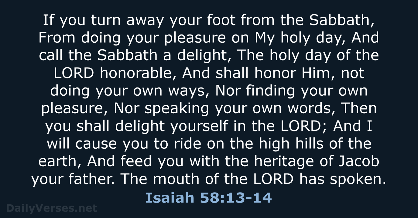 Isaiah 58 13 14 Bible Verse NKJV DailyVerses Isaiah 58 13 14 Bible Verse NKJV DailyVerses