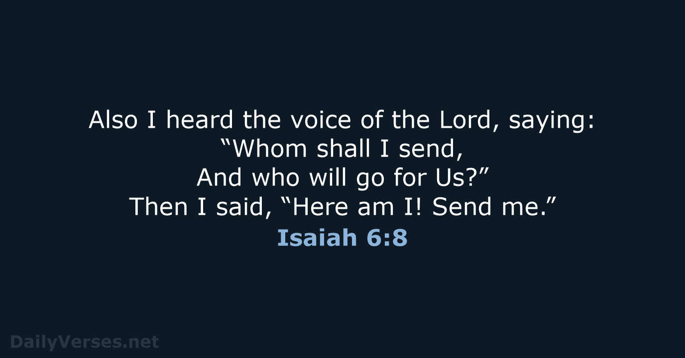 Isaiah 6 8 Bible Verse NKJV DailyVerses Isaiah 6 8 Bible Verse NKJV DailyVerses