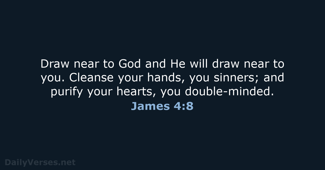 James 4 8 Bible Verse NKJV DailyVerses