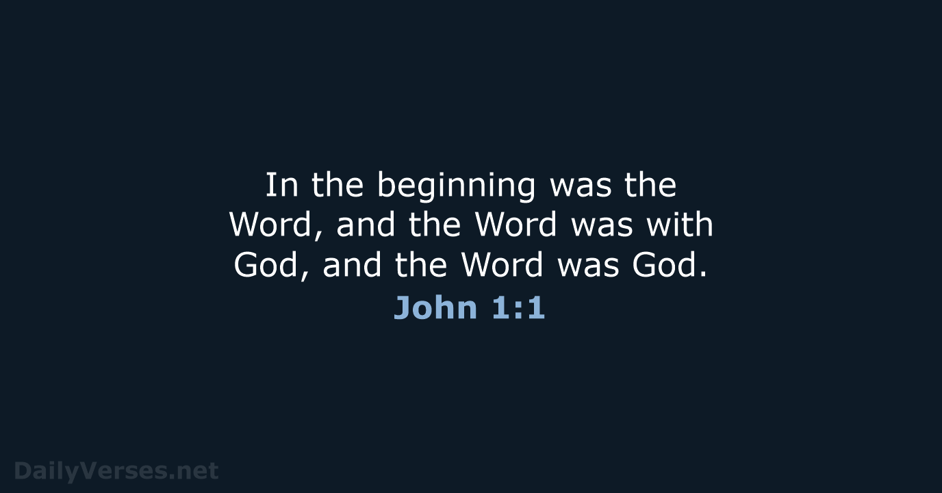 John 1 NKJV NRSV DailyVerses